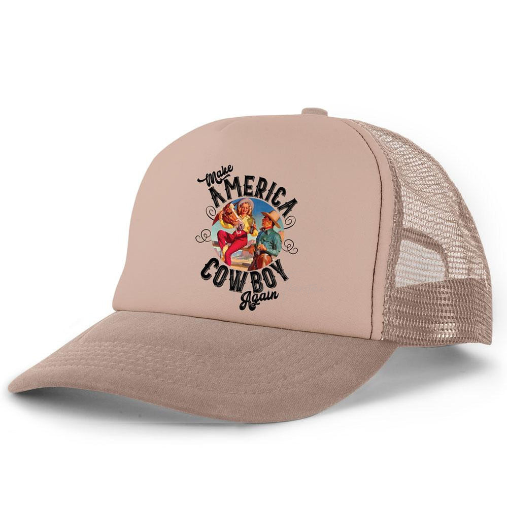 Make America Cowboy - RIP Screen Print Heat Transfer