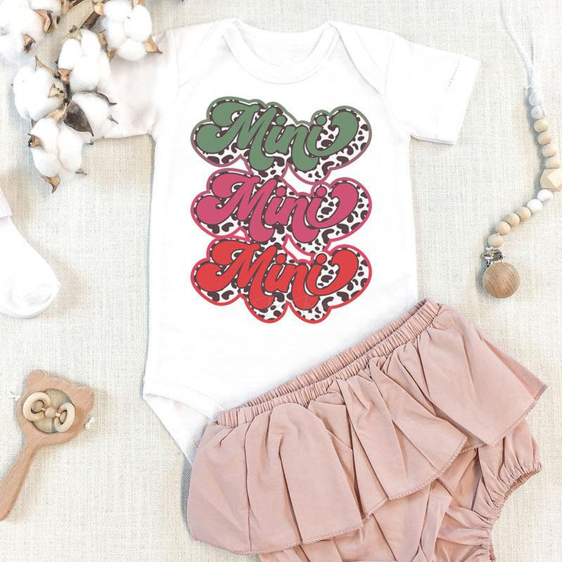 Mini Rainbow INFANT Screen Print Heat Transfer - Trendy Transfers