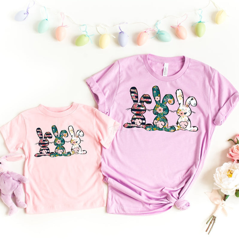 Easter Bunny Screen Print Heat Transfer