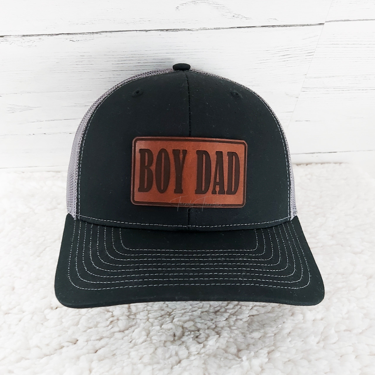Dad Hat Patches | Leather Patches for Father's Day | Trendy Transfers