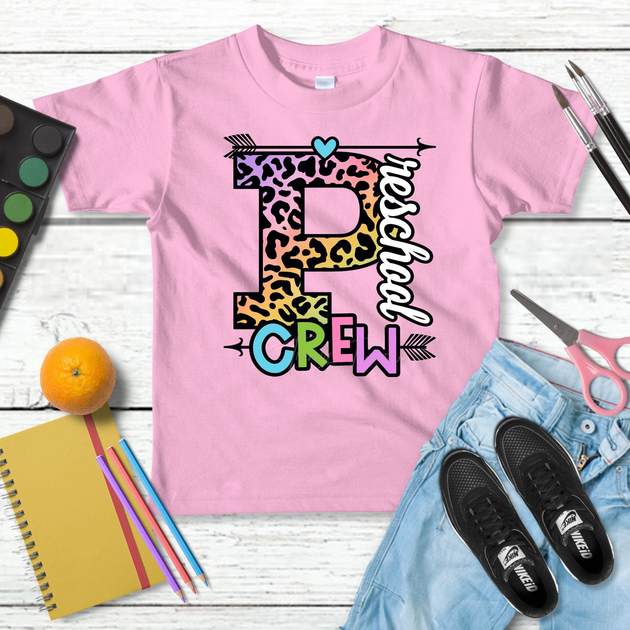 You Are Worthy Leopard Cross Screen Print Heat Transfer - Trendy Transfers