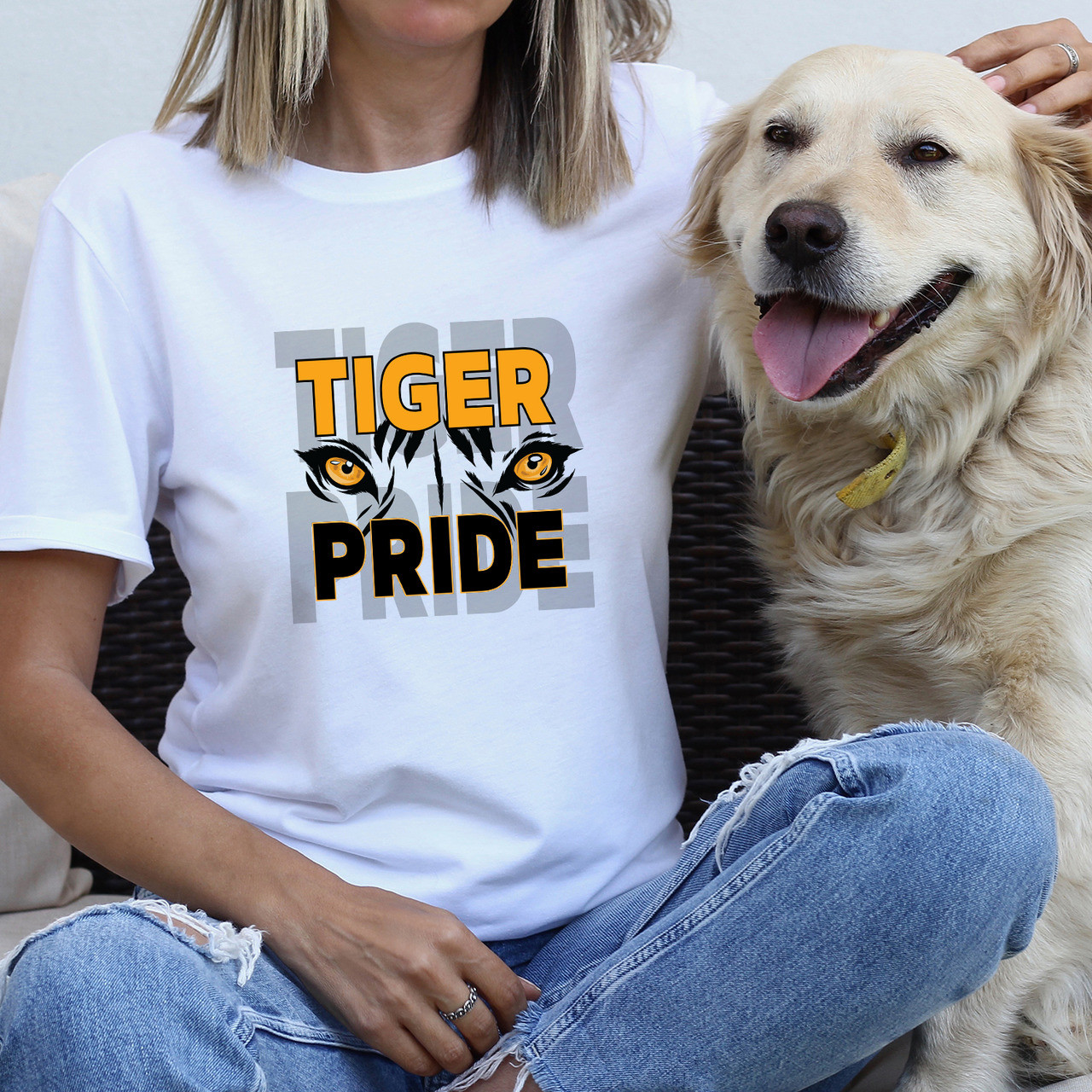 Tiger Pride Direct To Film Transfer
