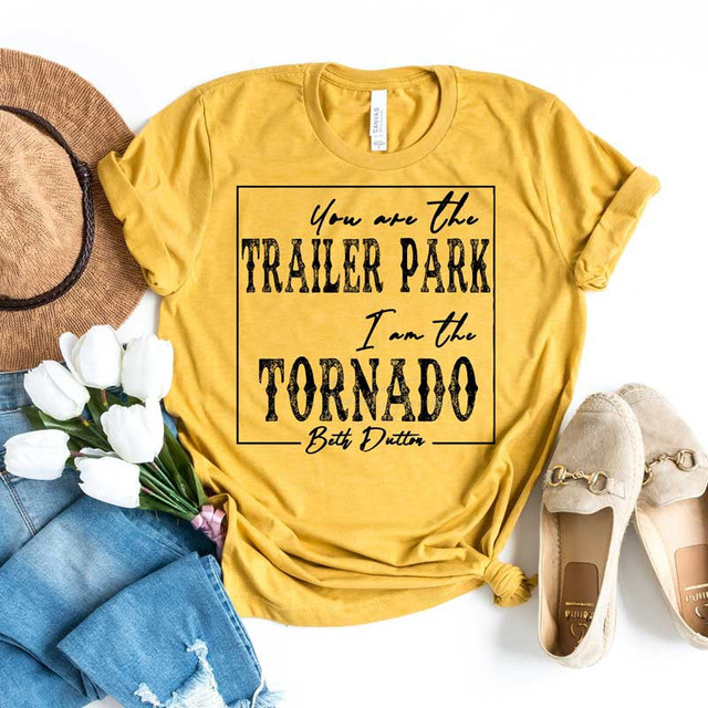 You Are The Trailer Park Screen Print Heat Transfer - Trendy Transfers