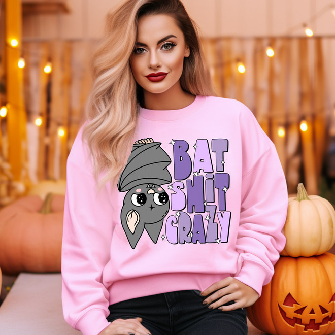 Bat Shit Crazy DTF Heat Transfer