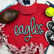 Eagles YOUTH Sequin Patch