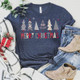 Patterned Christmas Trees Screen Print Heat Transfer - Trendy Transfers
