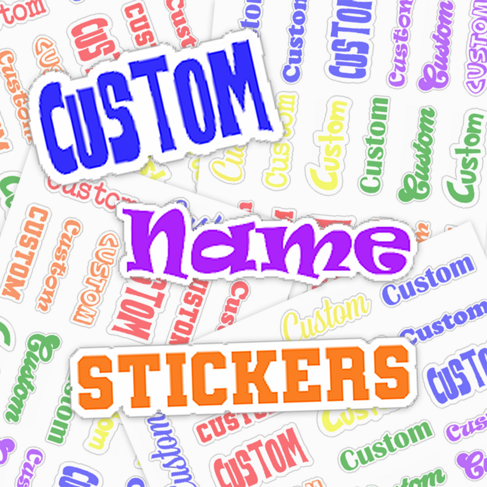 Customizable Vinyl Stickers | Custom Transfer Stickers