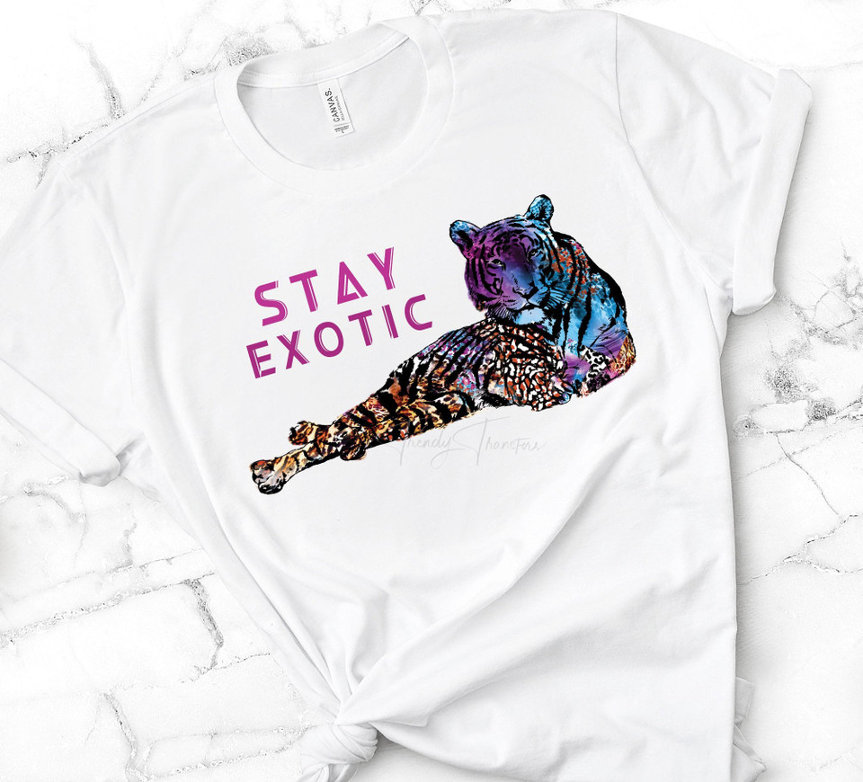 Democrat Republican Joe Exotic FINAL STOCK Screen Print Heat Transfer ...