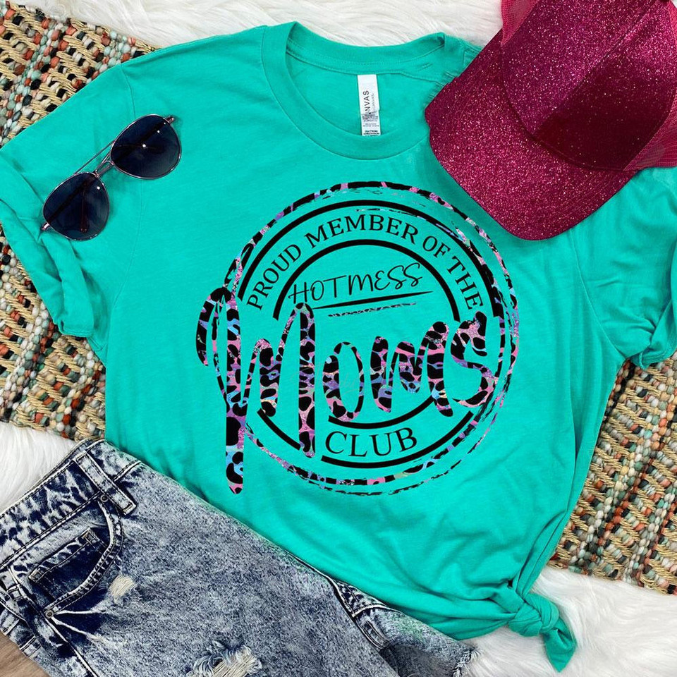 Hot Mom Summer Screen Print Heat Transfer - Trendy Transfers