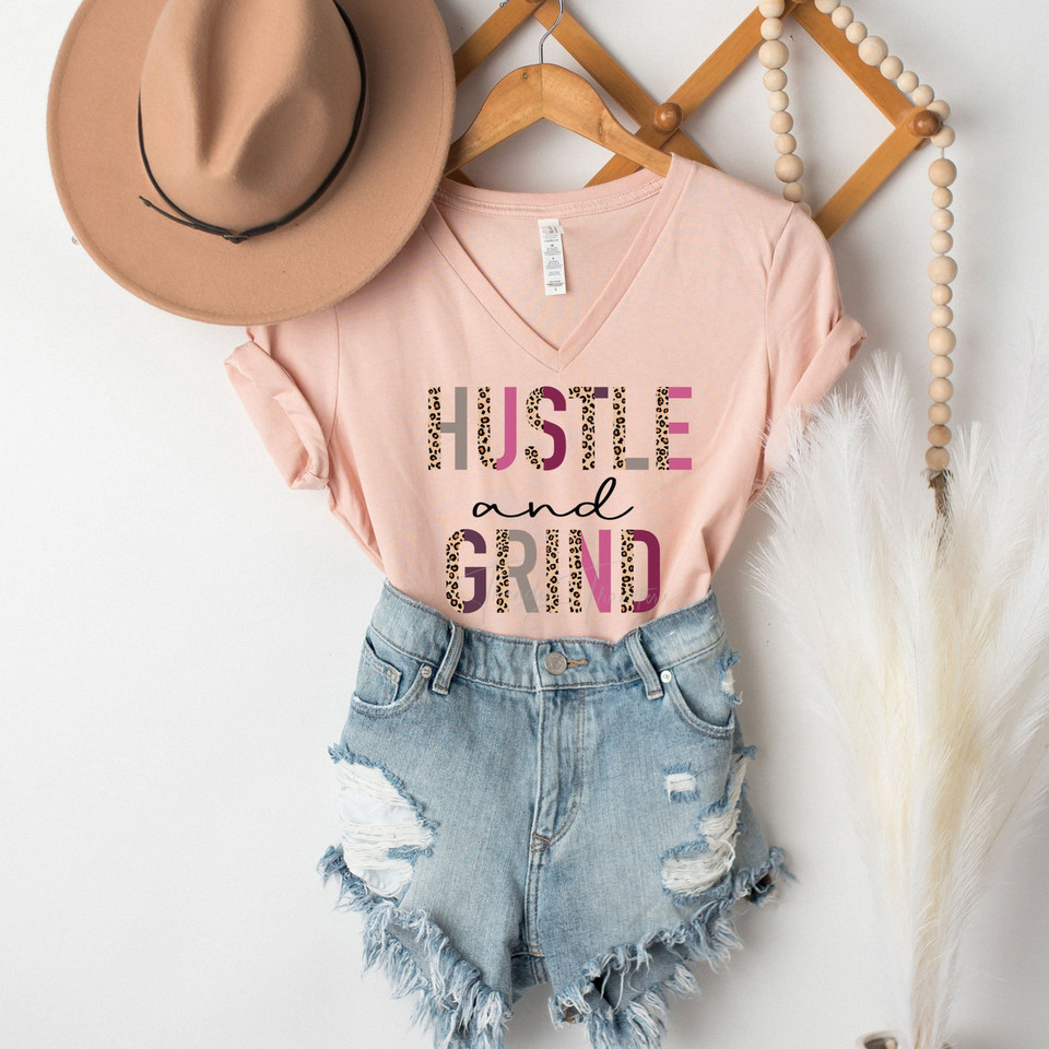 Hustle til the Haters Black Screen Print Heat Transfer - Trendy Transfers