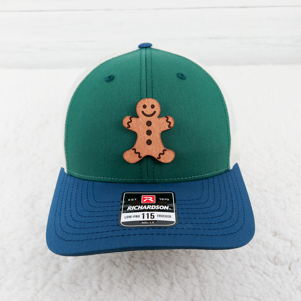 Sequin Gingerbread Man Patch