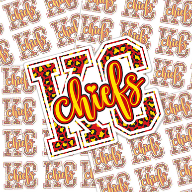 KC Chiefs Sticker Sheet