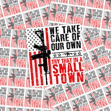 Try That In A Small Town Sticker Sheet