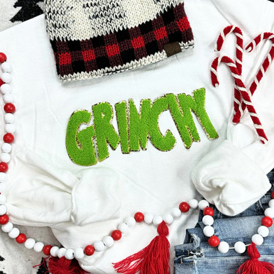Grinchy Chenille Patch