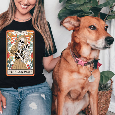 The Dog Mom Tarot Card DTF Heat Transfer