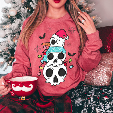 Snowman Skeletons DTF Heat Transfer