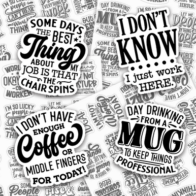 Snarky Office Variety Pack Stickers