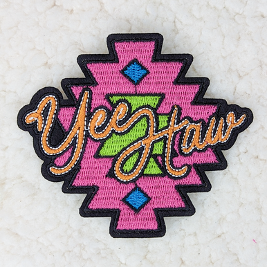 Yee Haw Western Embroidered Hat Patch | Trendy Transfers