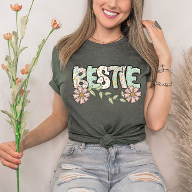 Bestie Easter Pattern DTF Heat Transfer