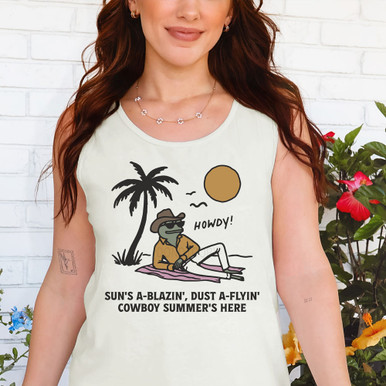 Howdy Cowboy Summer DTF Heat Transfer
