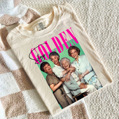 Stay Golden Fan Art DTF Heat Transfer