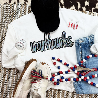 Warhawks Sequin Patch