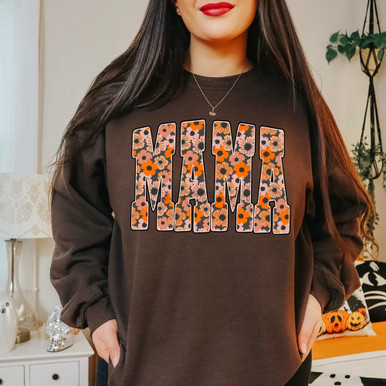 Fall Floral Mama DTF Heat Transfer