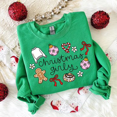 Christmas Girly Doodles DTF Heat Transfer