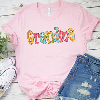 Grandma Screen Print Heat Transfer - Trendy Transfers