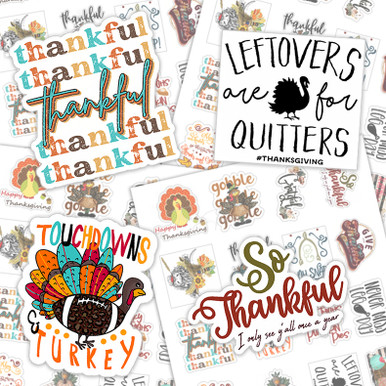 Thanksgiving Set Variety Pack Sticker Sheet - Trendy Transfers