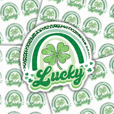 Lucky Rainbow Sticker Sheet - Trendy Transfers