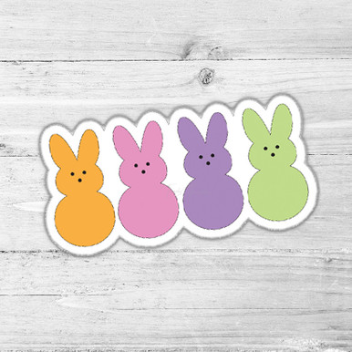 Peeps Die Cut Sticker