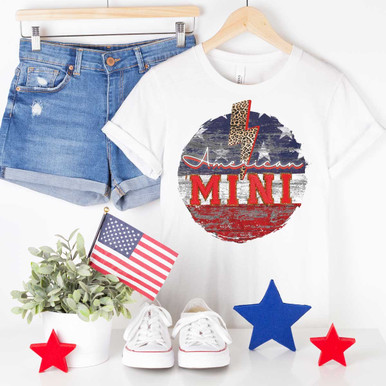 American Mini Screen Print Heat Transfer - Trendy Transfers