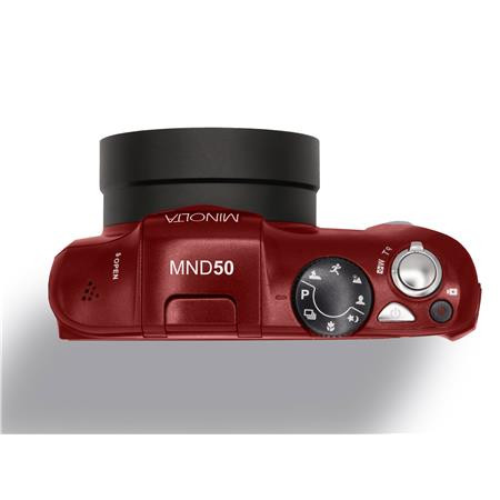 Minolta MND50 48 MP 4K Ultra HD Digital Camera (Red) - Berger Brothers