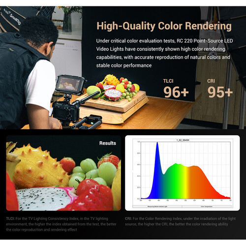 SmallRig RC 220B Bi-Color LED Monolight (2-Light Kit) - Berger Brothers