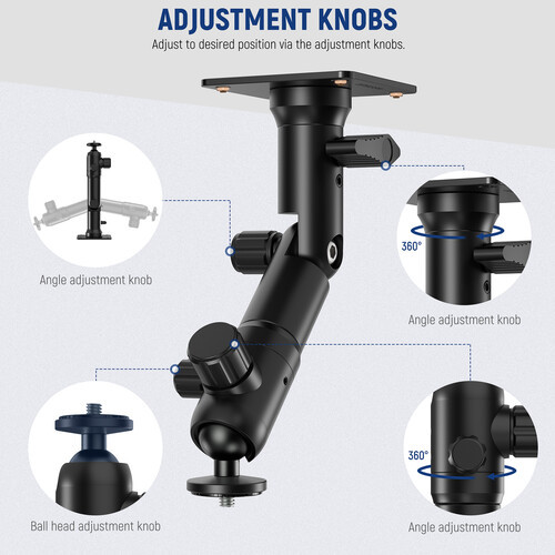 Neewer Ball Head Wall Mount - Berger Brothers