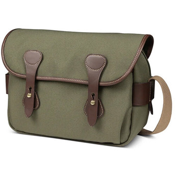Billingham SL2 Camera Bag (Sage Fibrenyte and Chocolate Leather ...