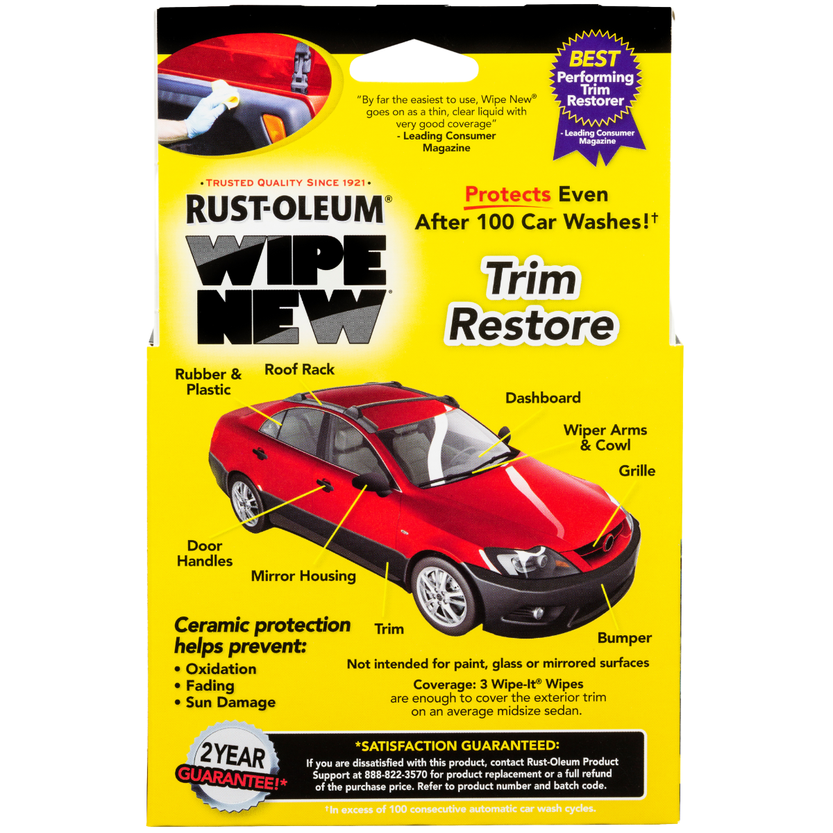 Trim Restore Kit - Rust-Oleum Wipe New