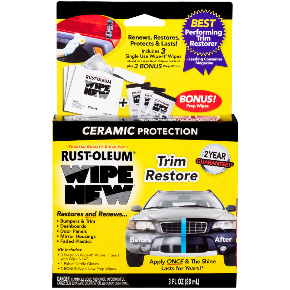 Trim Restore Kit - Rust-Oleum Wipe New