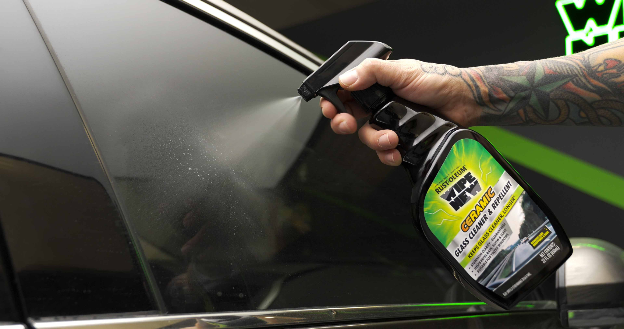 How to Use Rust-Oleum Wipe New Ceramic Glass Cleaner & Repellent for ...