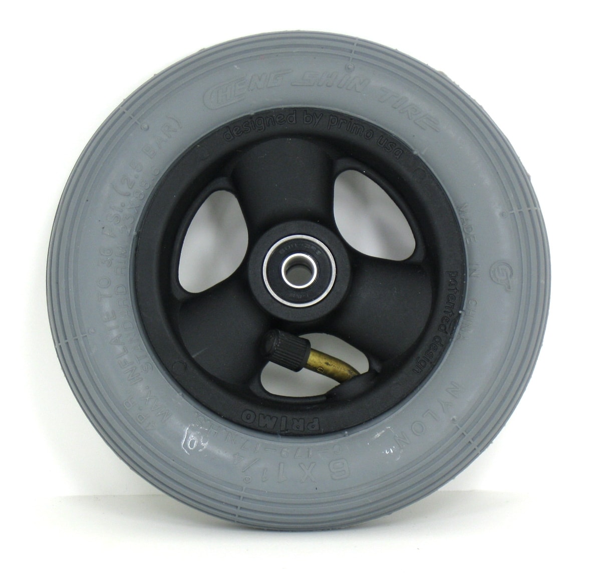 Wheelchair Casters | 6" x 1-1/4" Pneumatic Wheelchair Casters