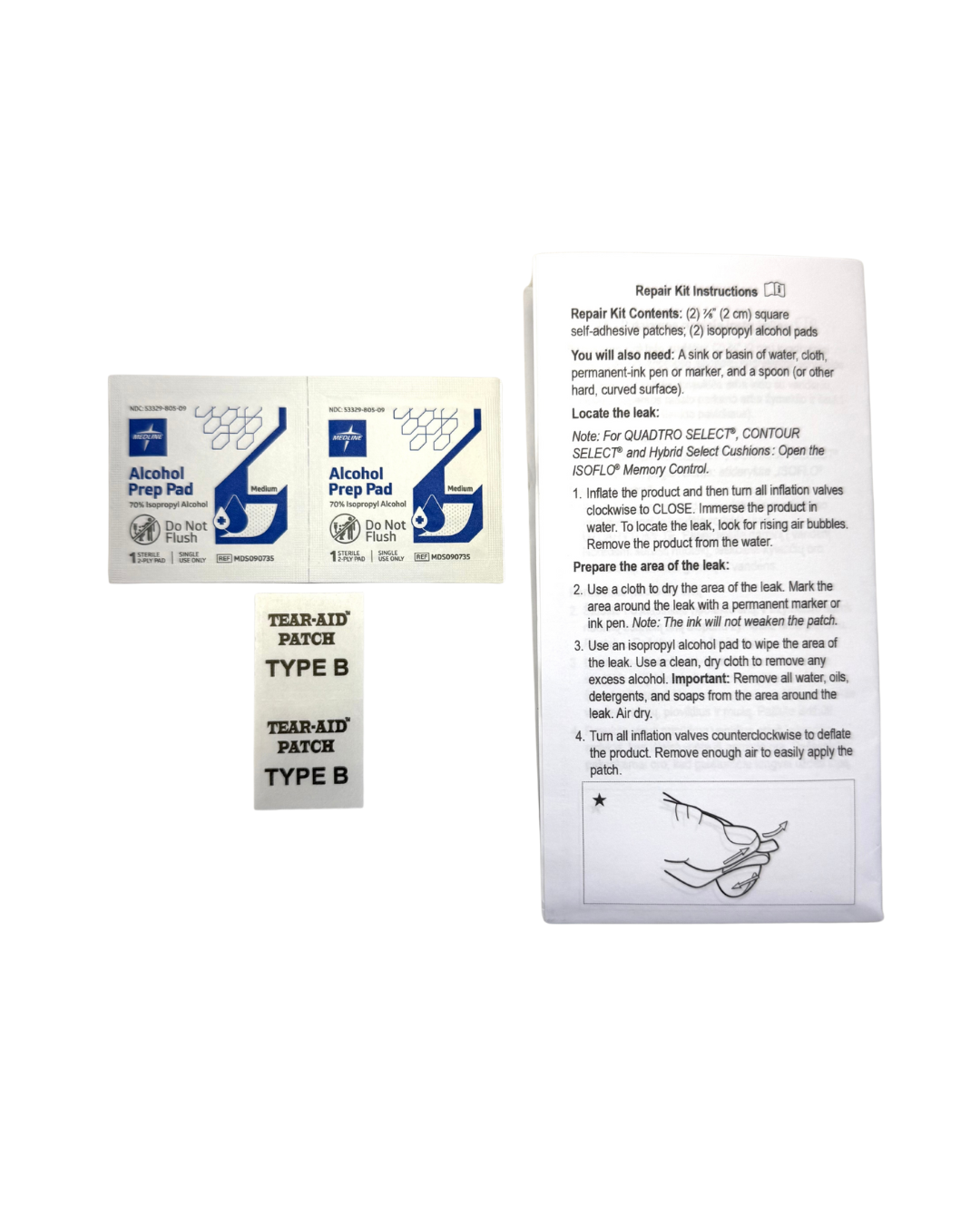 ROHO Accessories in Stock | ROHO Repair Patch Kit | DME Hub.net