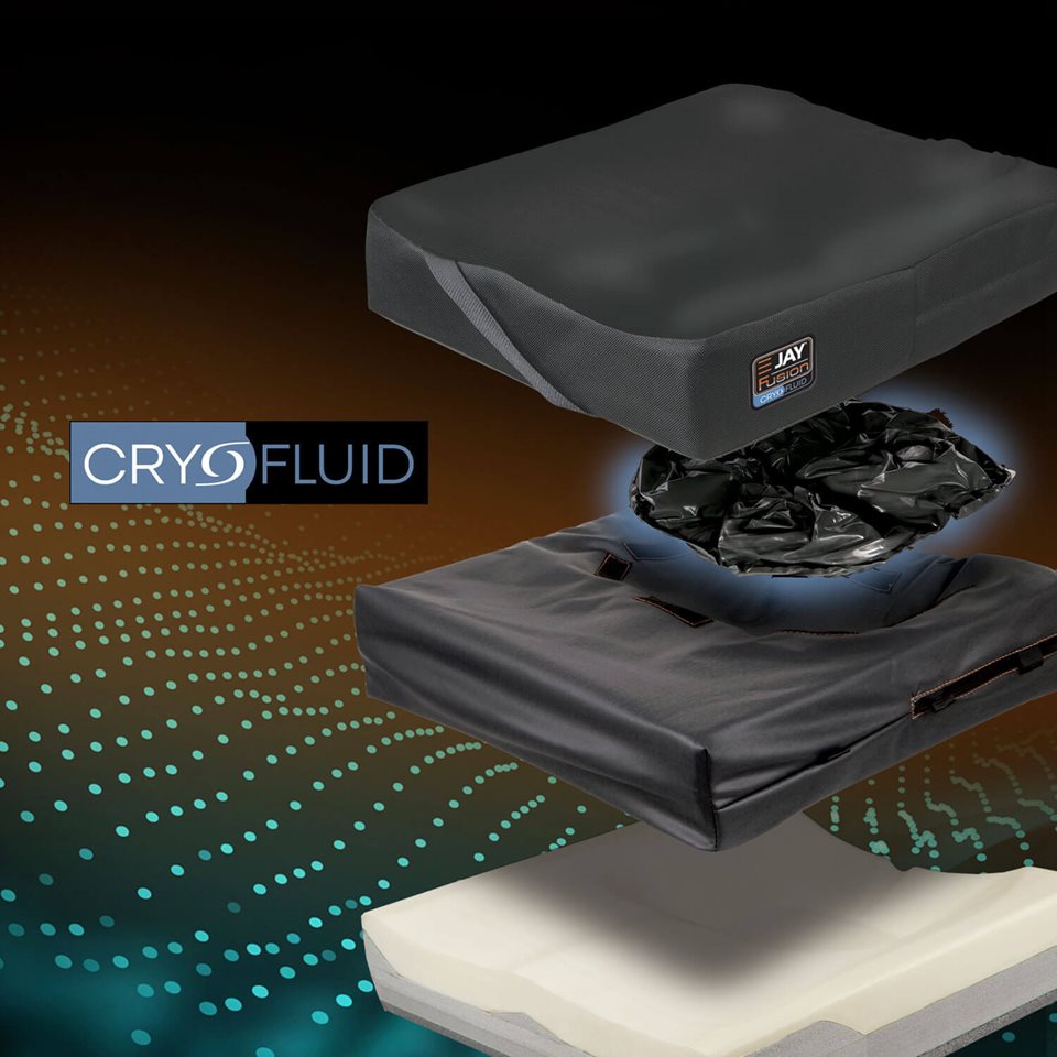 JAY Medical Cushions & Backs | JAY Fusion Wheelchair Cushion with Fluid ...