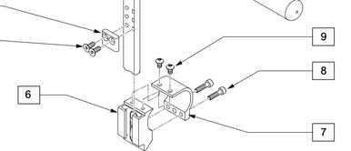 Quickie Side Guard Clamps (new plastic) | DME Hub.net