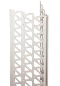 7/8" x 10' Vinyl Casing Bead with Weep Hole - SBSConcrete Products