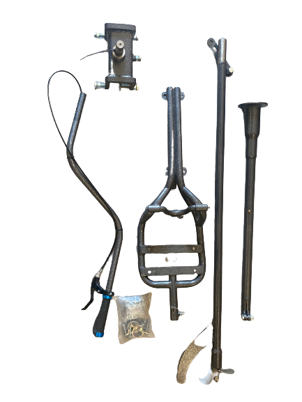 MUD-SKIPPER 4-7hp LONG TAIL KIT - 2 Piece Shaft - With Propeller Trim ...