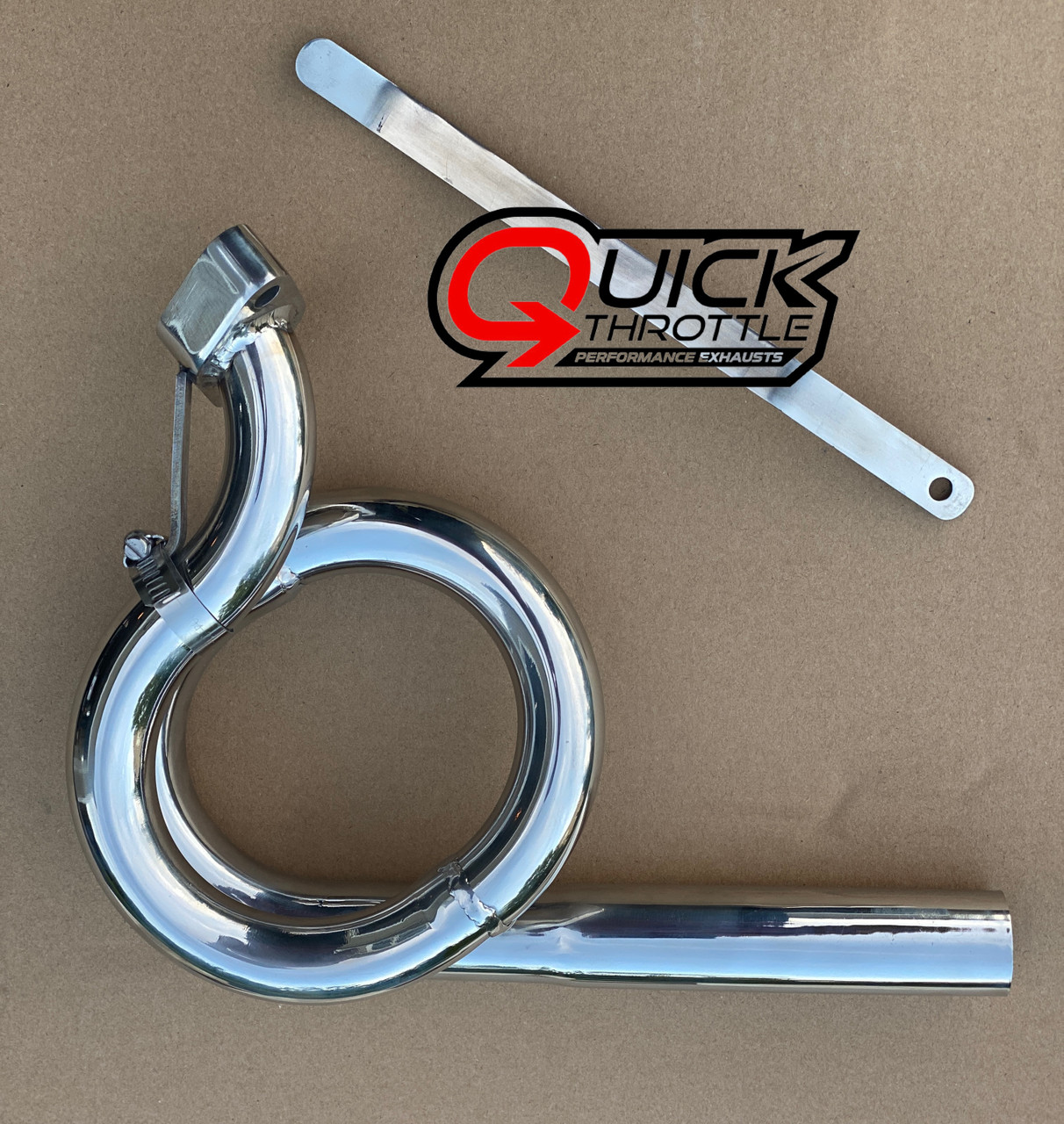 STAINLESS STEEL EXHAUST SYSTEM - GX200/212- 7hp ENGINES
