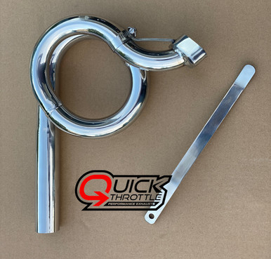 STAINLESS STEEL EXHAUST SYSTEM - GX200/212- 7hp ENGINES