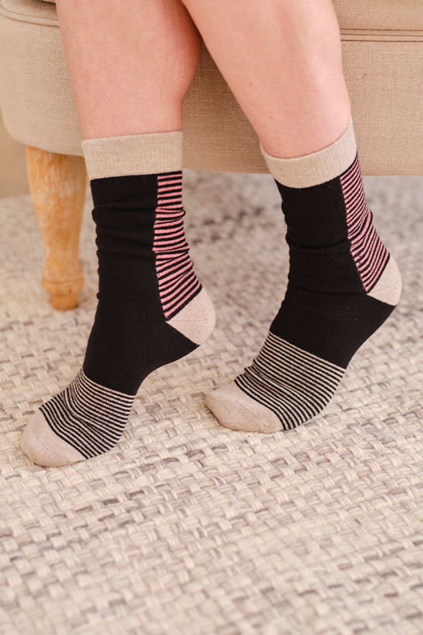 Striped socks womens store
