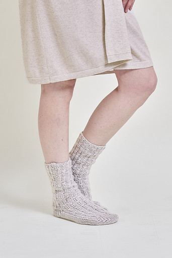 Cashmere 18 Ply Bed Socks